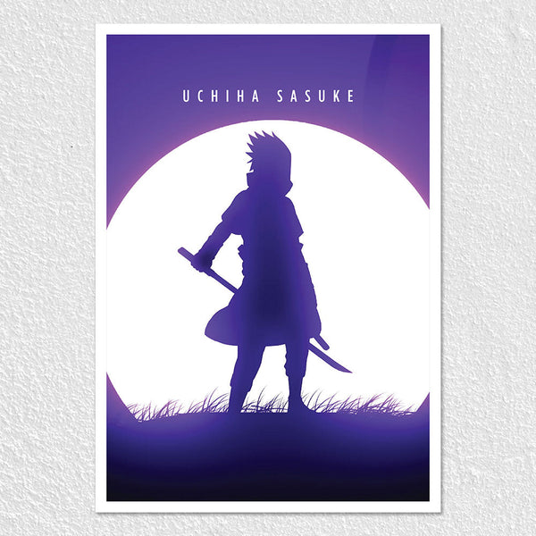 Sasuke Uchiha Naruto Anime Poster - Exclusive Anime Wall Art