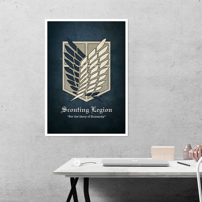Scouting Legian AOT Anime Poster - Exclusive Anime Wall Art
