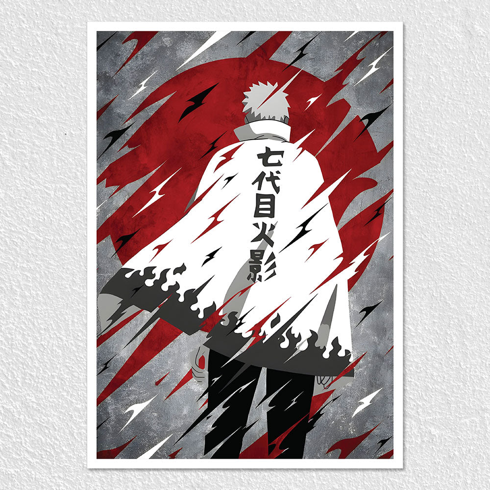 Yondaime Hokage Naruto Anime Poster - Exclusive Anime Wall Art