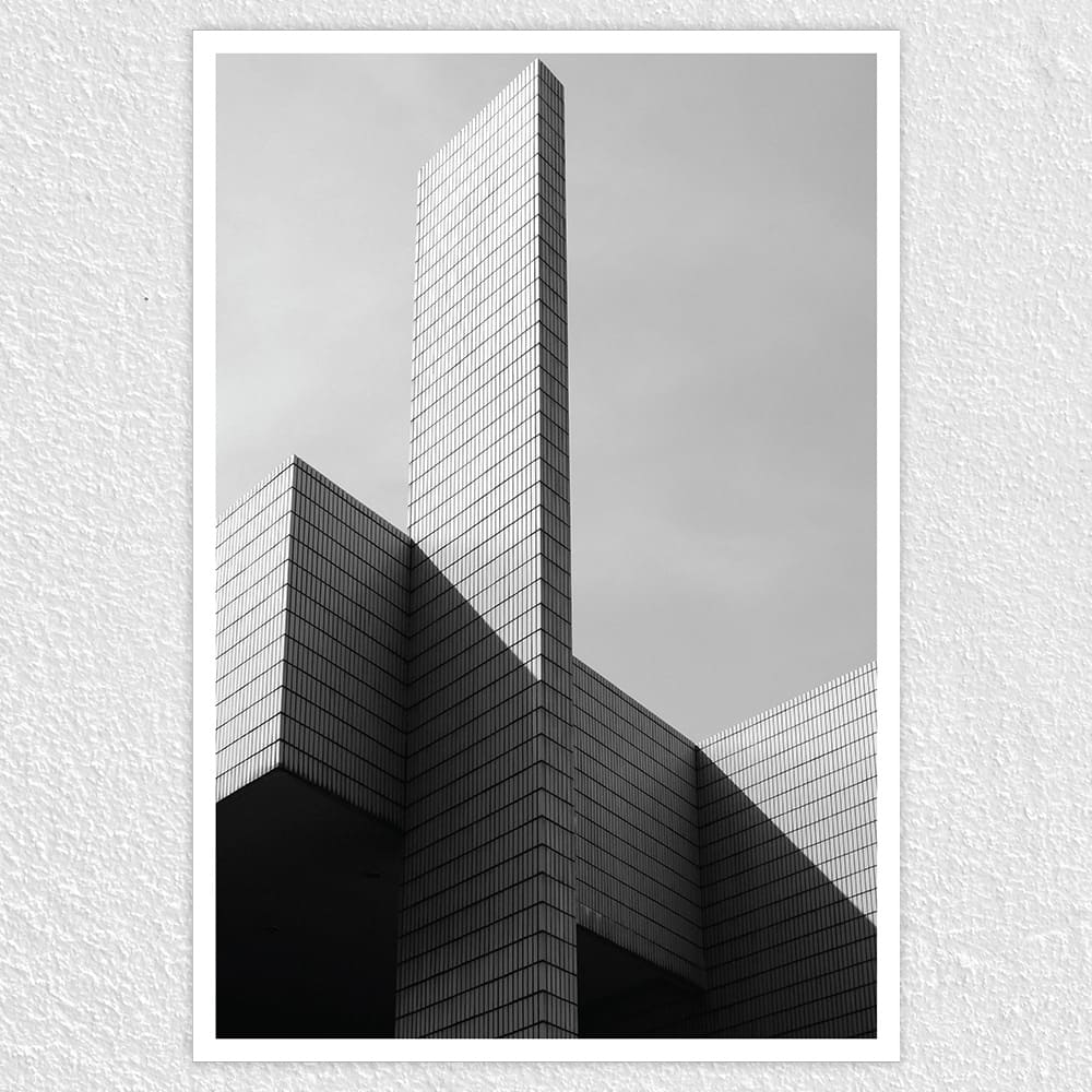 Building Façade Poster - Urban Elegance for Your Walls