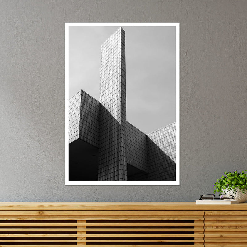 Building Façade Poster - Urban Elegance for Your Walls