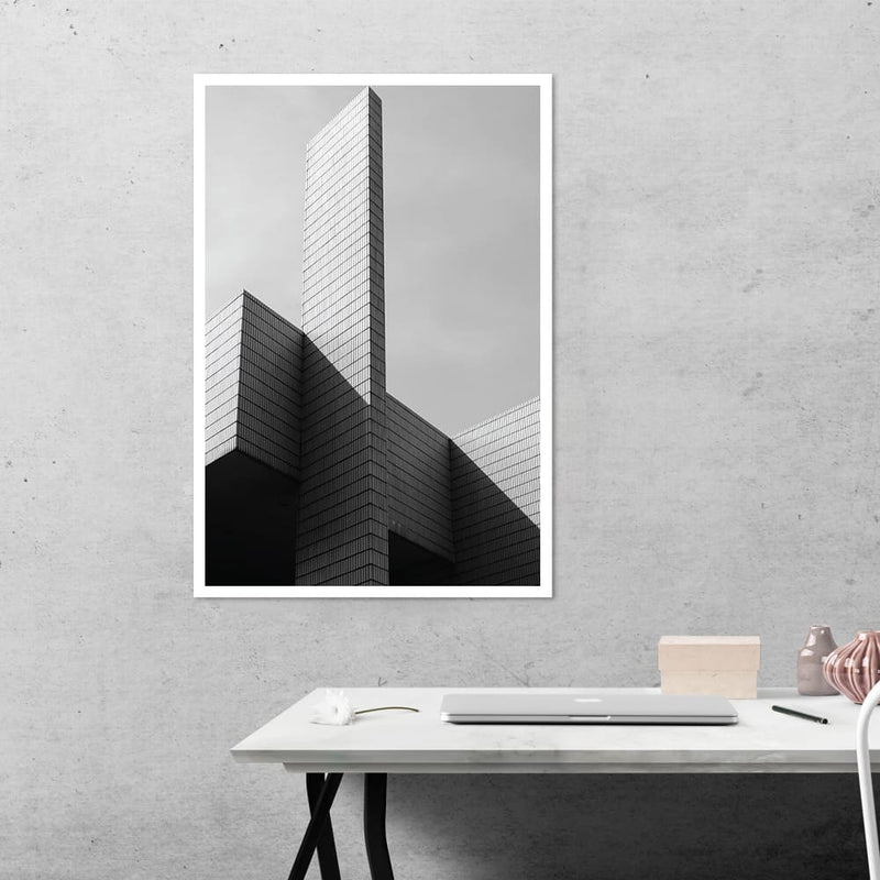 Building Façade Poster - Urban Elegance for Your Walls