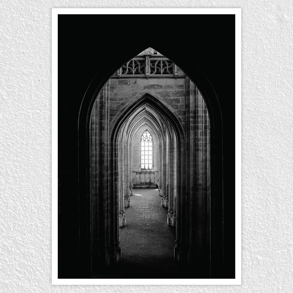 Dark Hallway Poster - Eerie Elegance for Your Walls