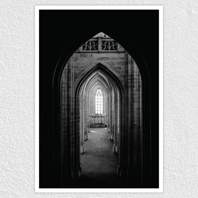Dark Hallway Poster - Eerie Elegance for Your Walls