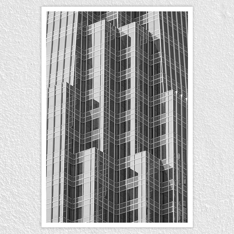 Façade of Glass Poster - Modern Elegance for Your Wall