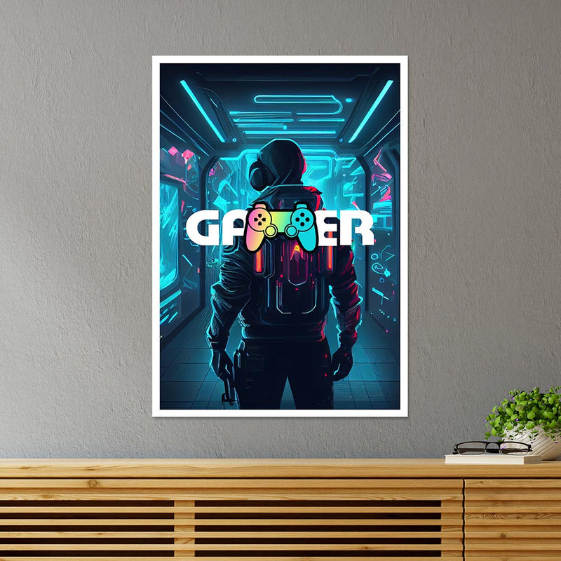Glowing Gamer Poster - Order Today