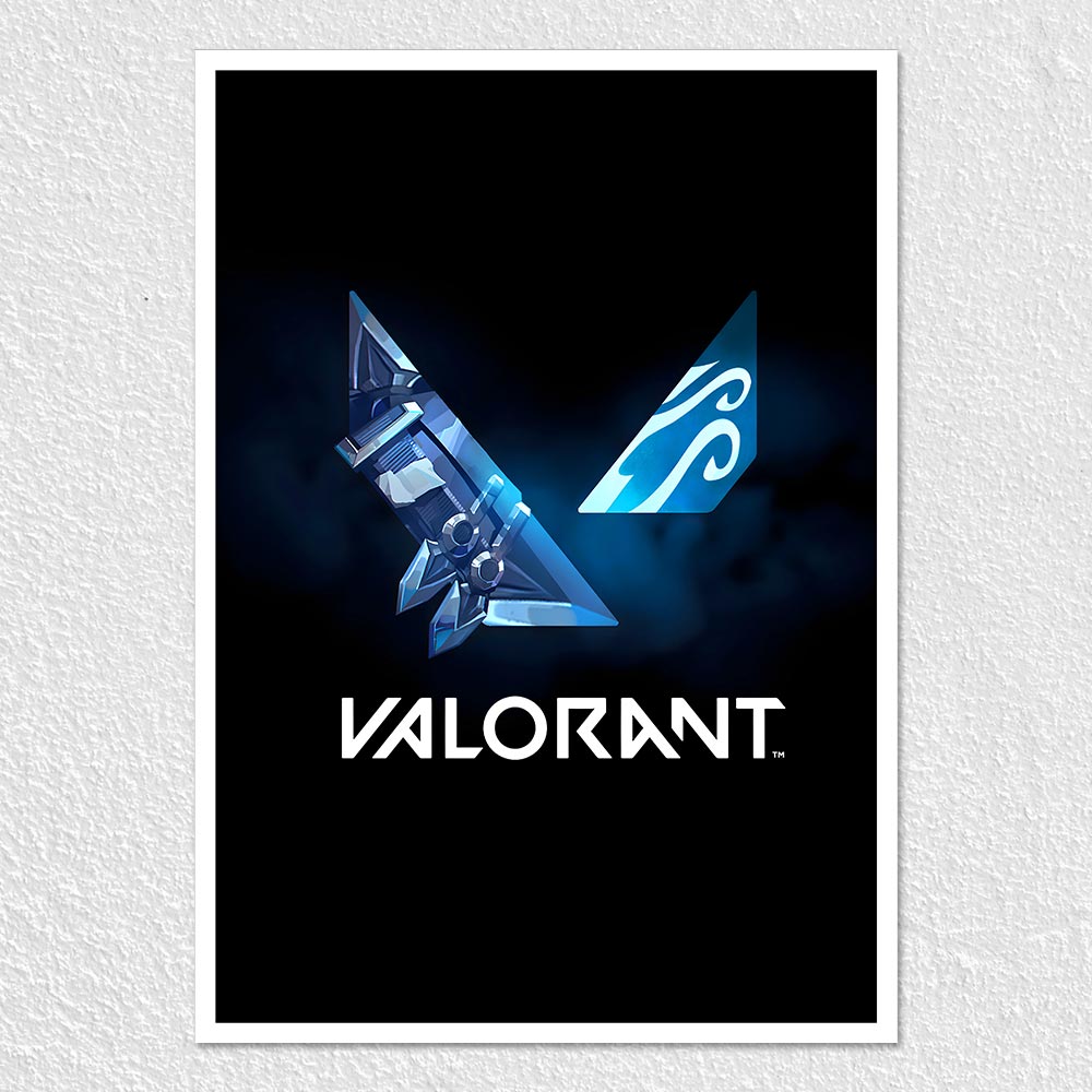 Luminous Blue Valorant Poster - Get Yours Now