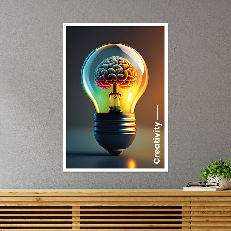 Illuminate Creativity: Motivational Poster