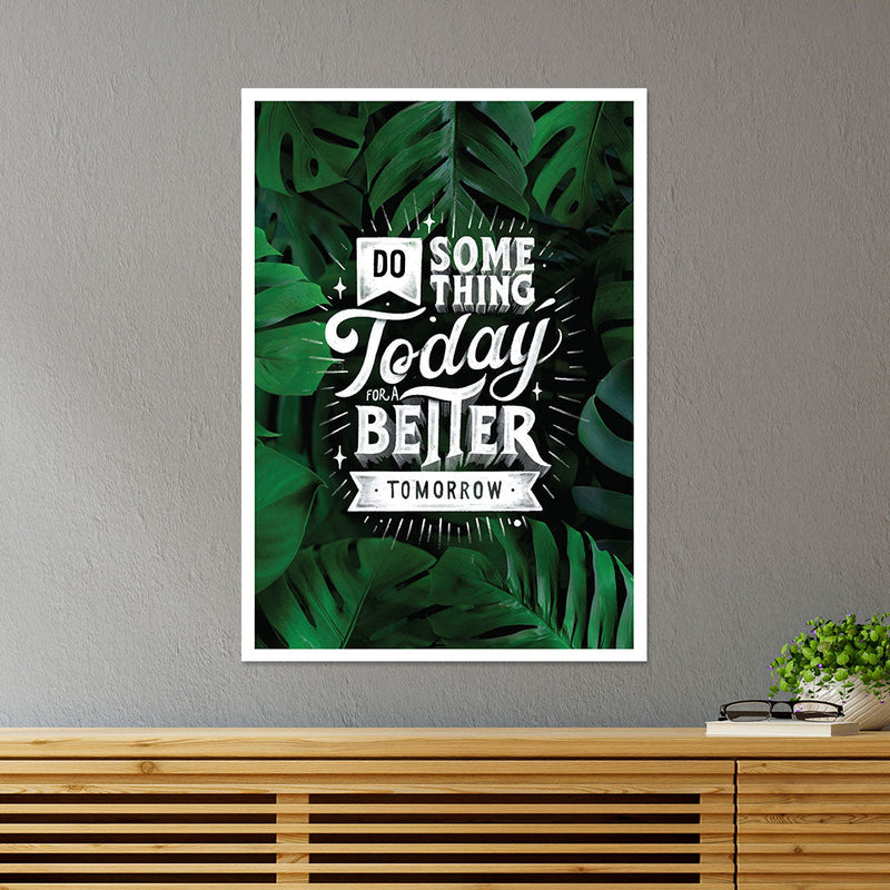 Seize the Day: Motivational Poster for a Bright Future