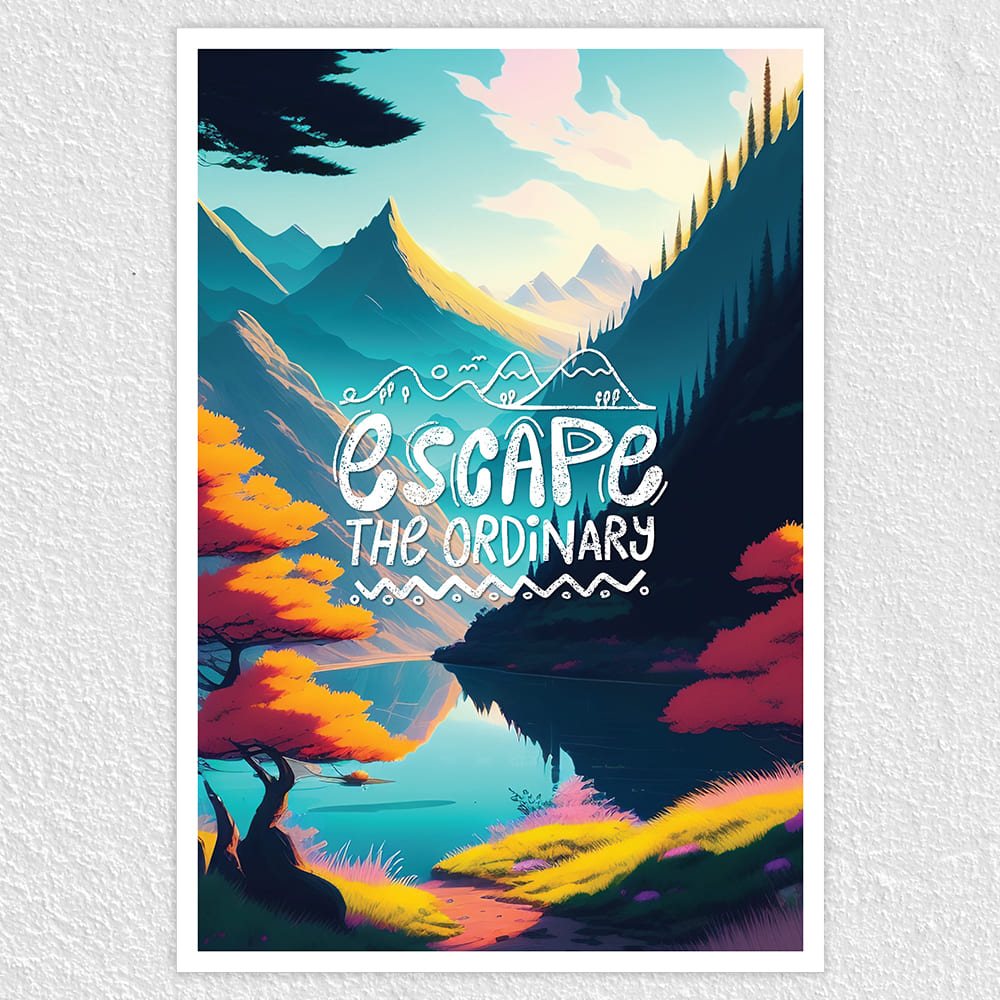 Break Free from the Ordinary - Inspirational Poster