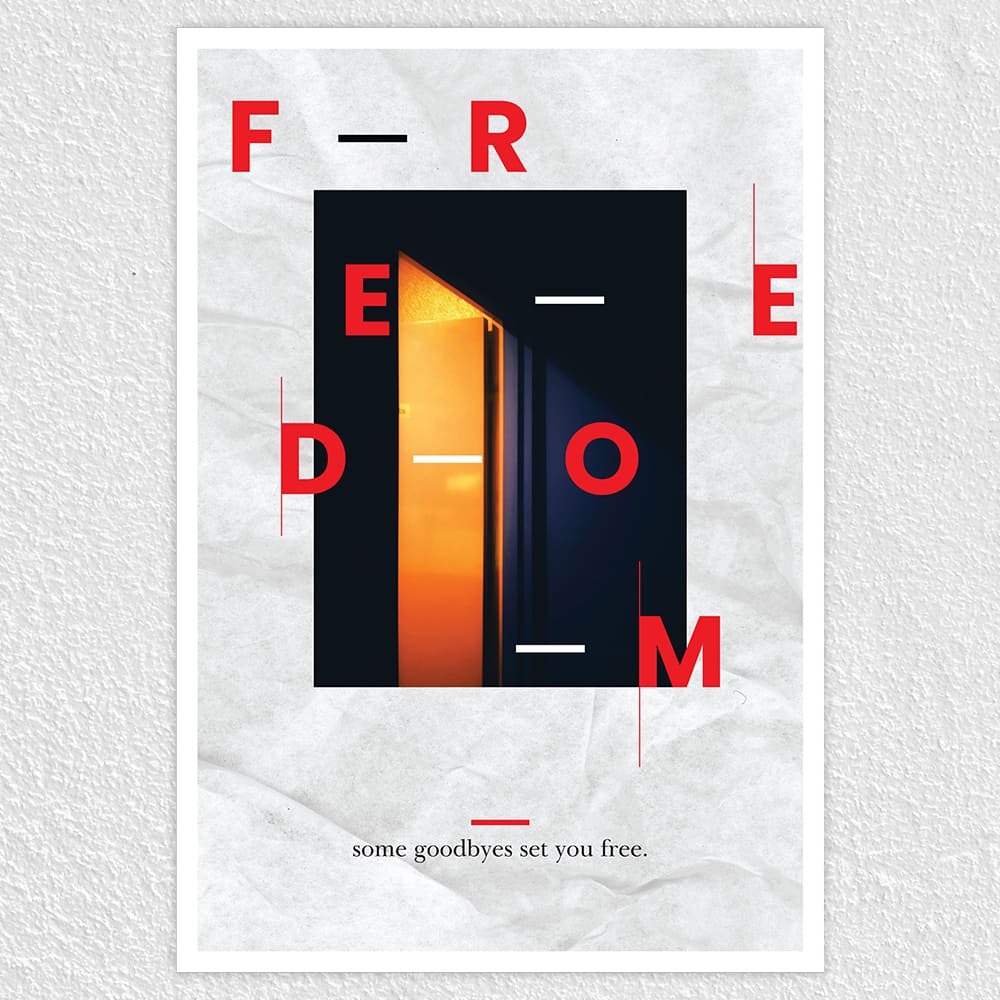 Embrace Freedom: Inspirational Poster