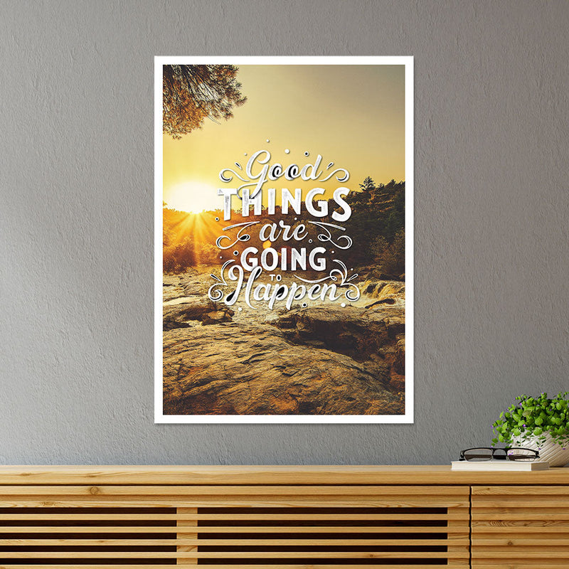 Positive Outlook: Inspirational Poster