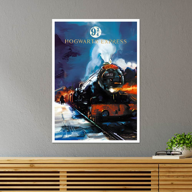 9 3/4 Hogwarts Express Poster - Magical Journey