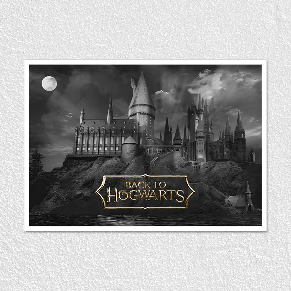 Back to Hogwarts Movies Poster - Harry Potter School Art