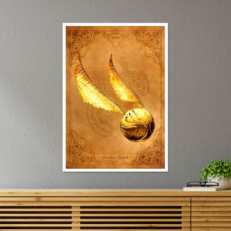Golden Snitch Poster - Quidditch Icon