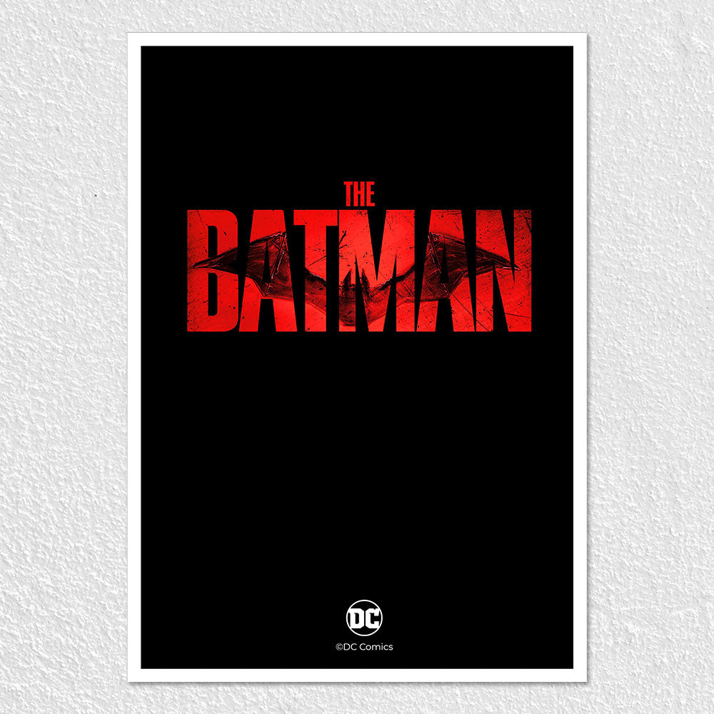 Batman Bold Red - The Striking Dark Knight Poster