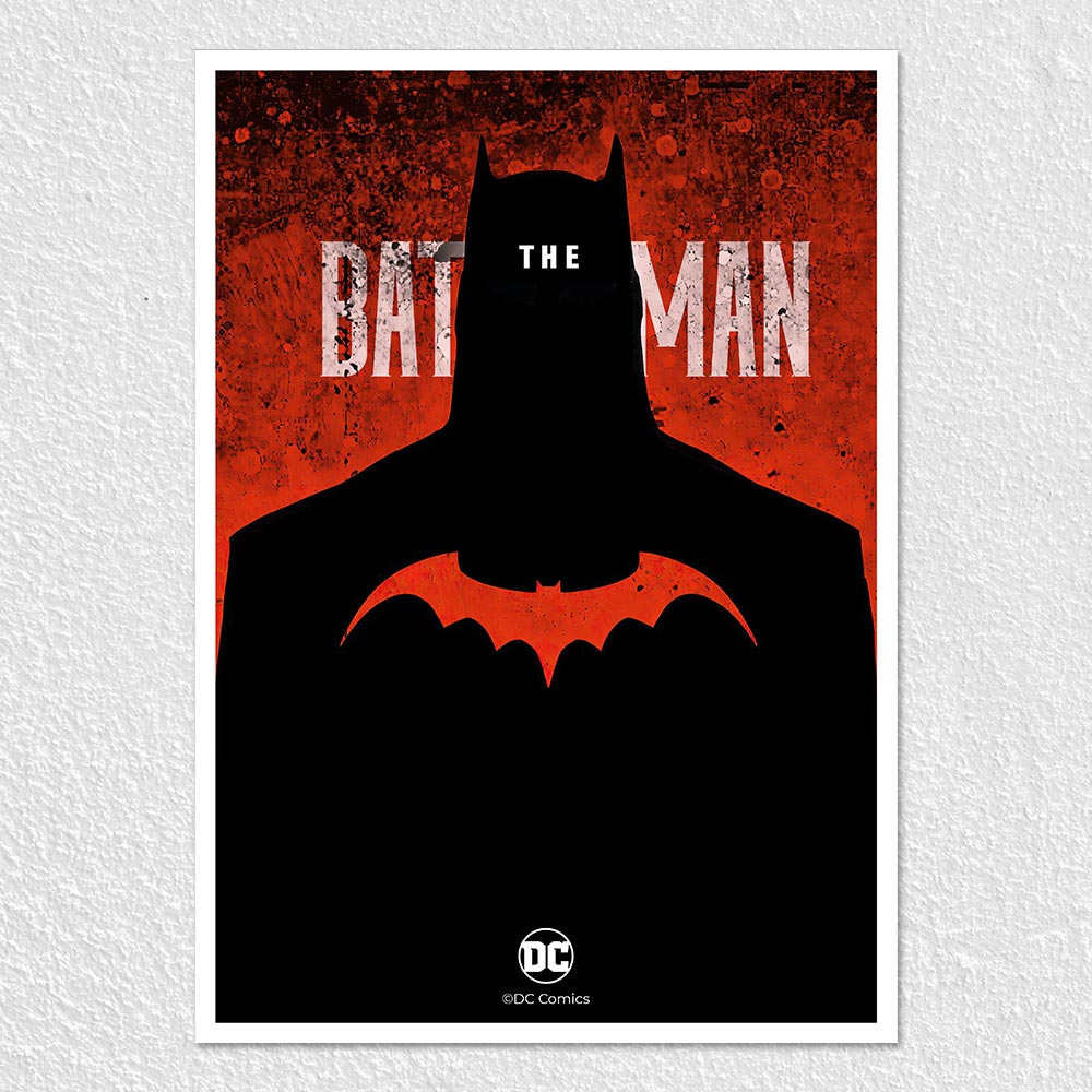 Dark Knight's Silhouette - Mysterious Batman Poster