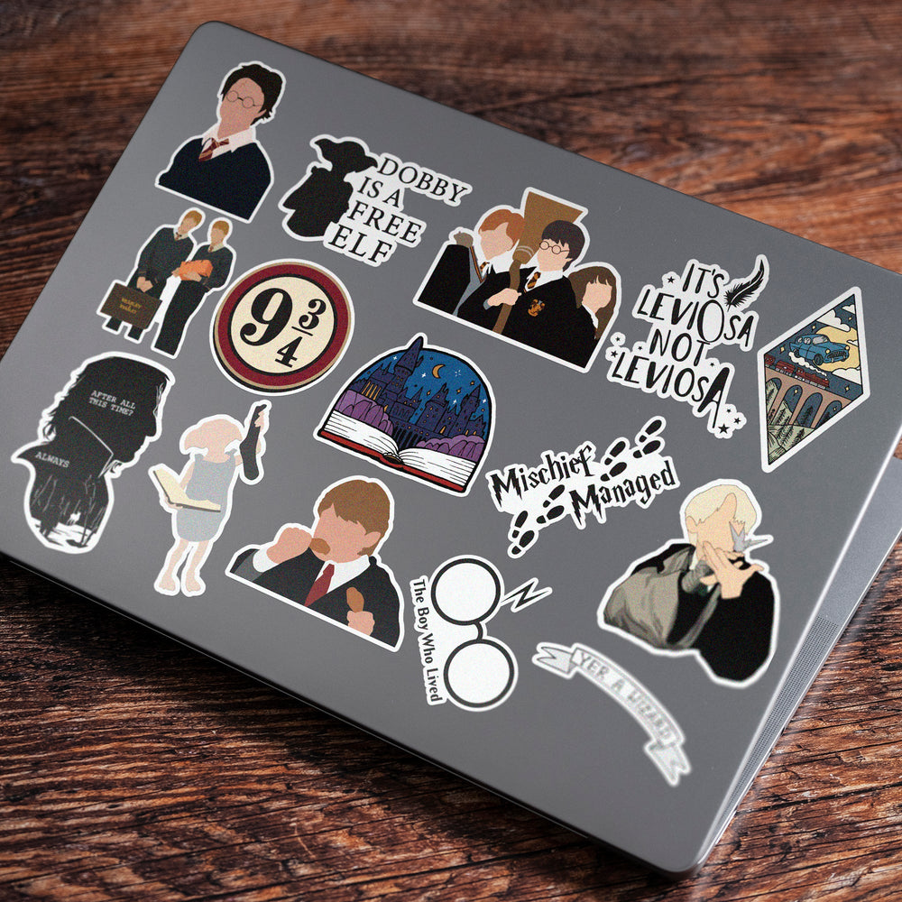 Magical Mastery Awaits: 15 Harry Potter Stickers - Pack 1 for Wizarding ...