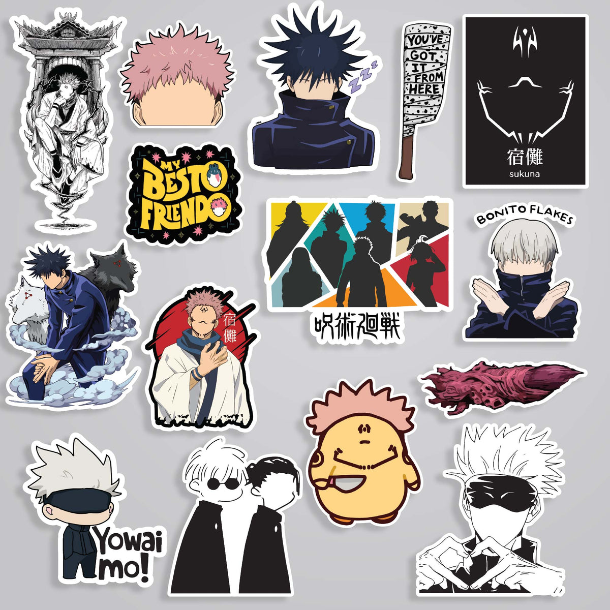 Jujutsu Kaisen Stickers Pack 1 - Limited Edition