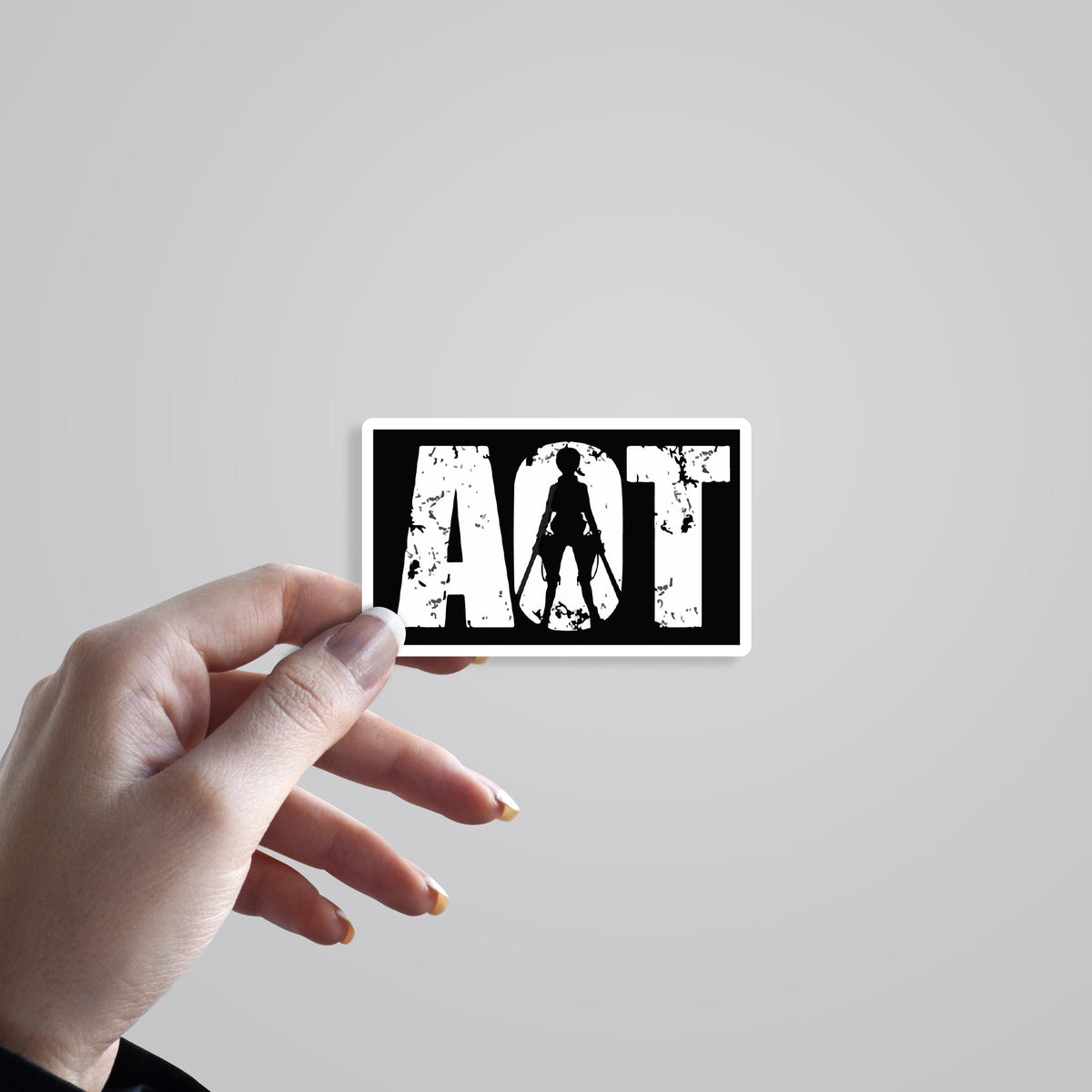 AOT Eren Silhouette Sticker - Embrace the Power of the Attack on Titan ...