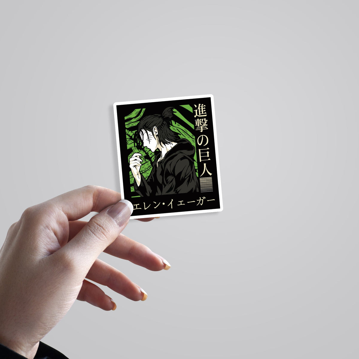 Attack on Titan Eren Yeager Anime Sticker - Unleash the Power of the ...