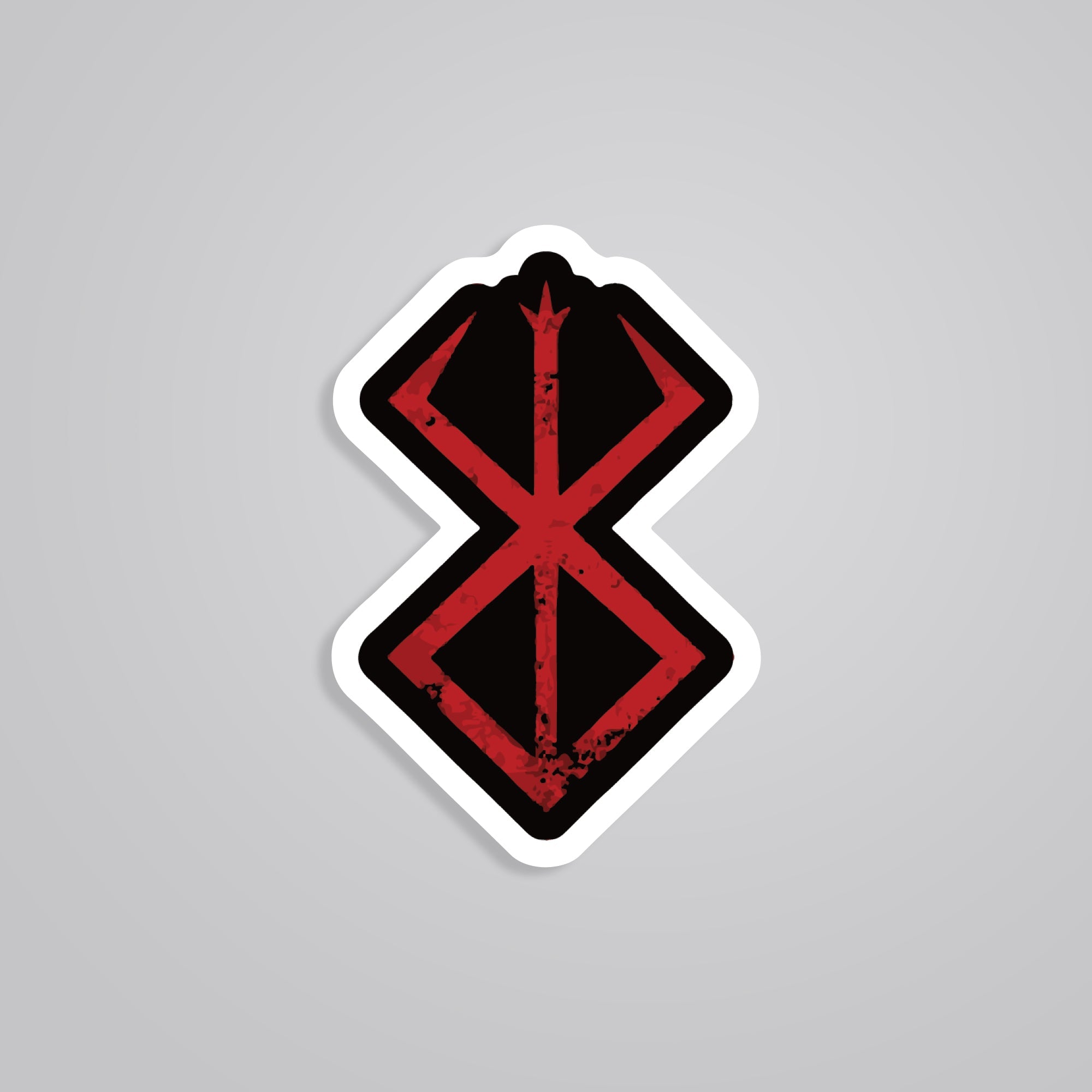 Enter the Dark Fantasy with Berserk Logo Stickers - Powerful and ...