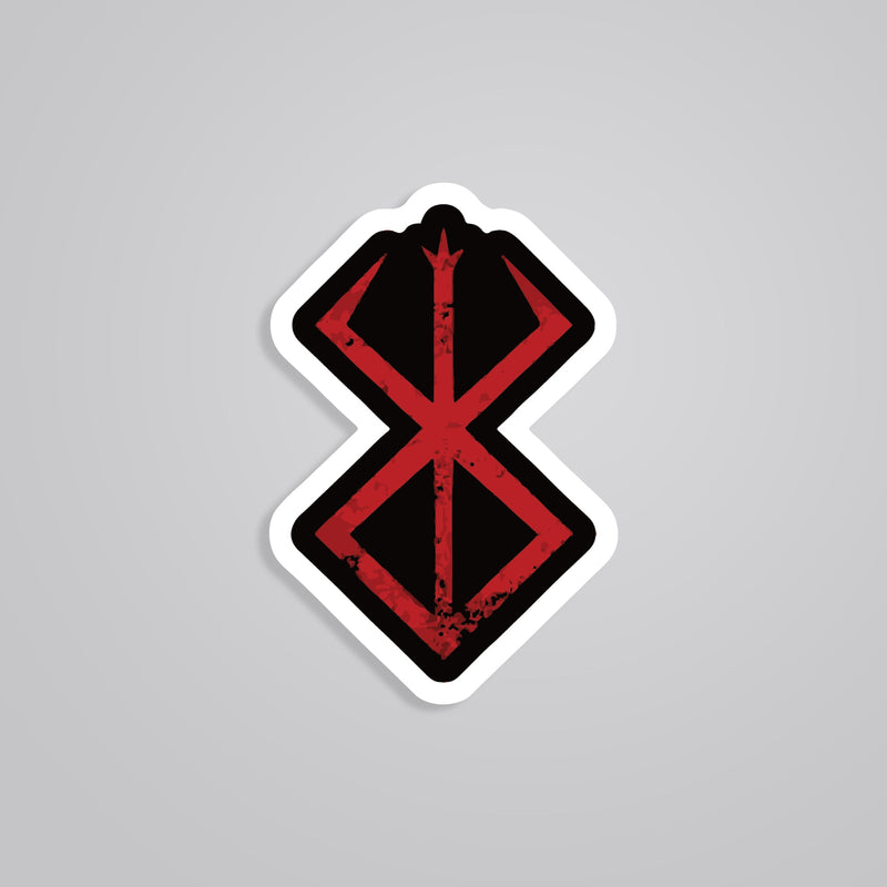 Enter the Dark Fantasy with Berserk Logo Stickers - Powerful and ...