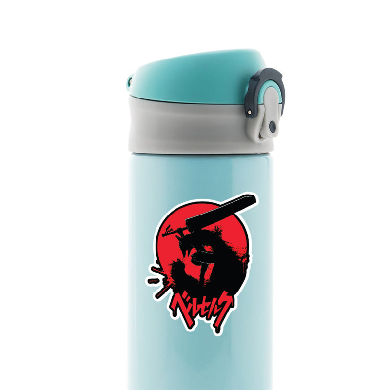 Channel the Intensity with Our Berserk Red Anime Sticker - A Bold ...