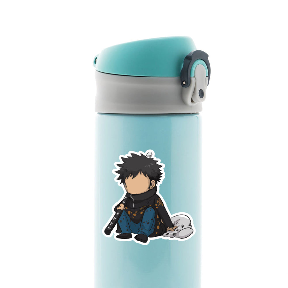 Chibi Law One Piece Anime Sticker - Adorable Tribute to Trafalgar Law