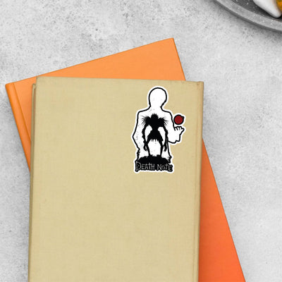 Unleash the Shadows with Our Death Note Silhouette Anime Sticker - Dark ...