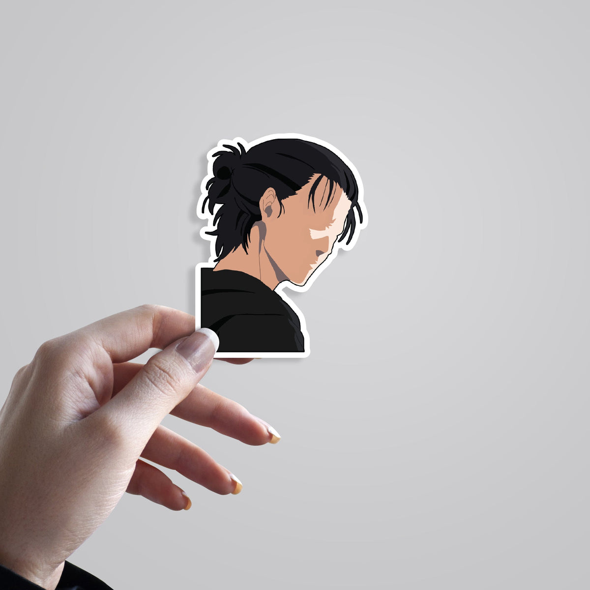 Eren Minimalist AOT Sticker - Subtle Tribute to the Titan Shifter Legend