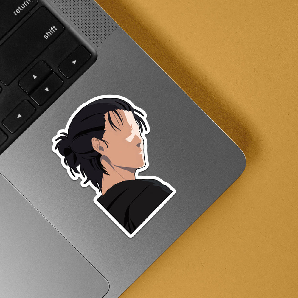 Eren Minimalist AOT Sticker - Subtle Tribute to the Titan Shifter Legend