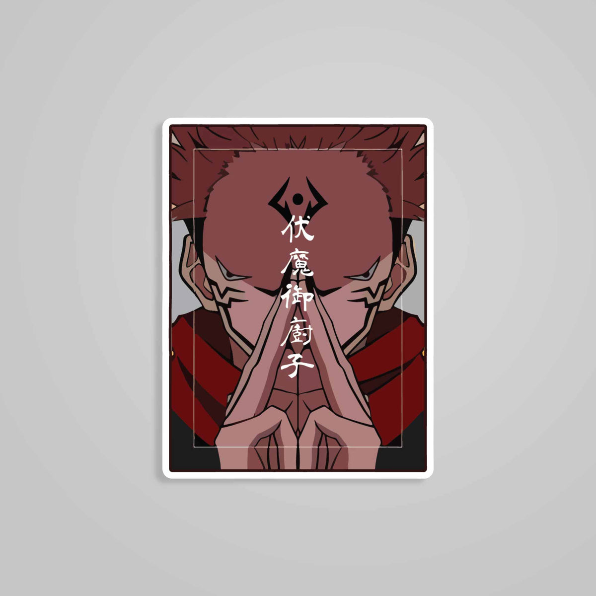 Fukuma Mizushi Sukuna Domain Stickers - Order Now