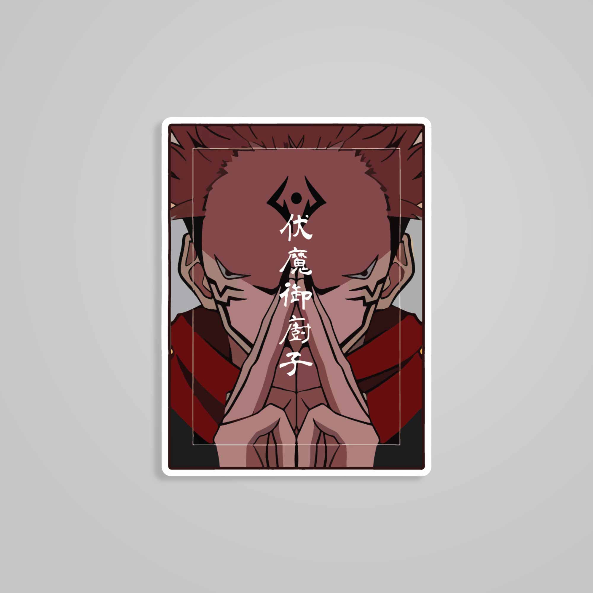 Fukuma Mizushi Sukuna Domain Stickers - Order Now