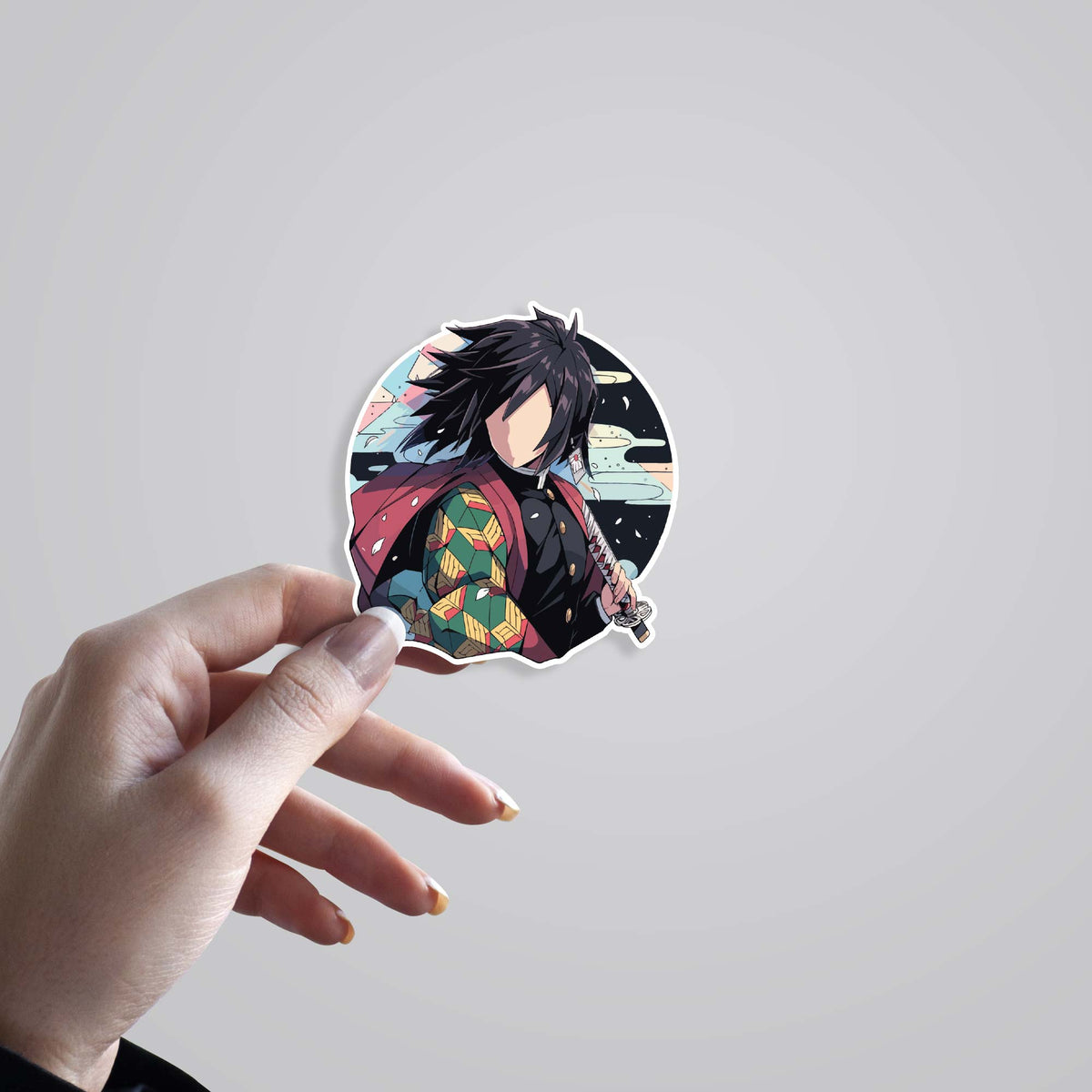 Giyu Tomioka Anime Stickers - Exclusive Design