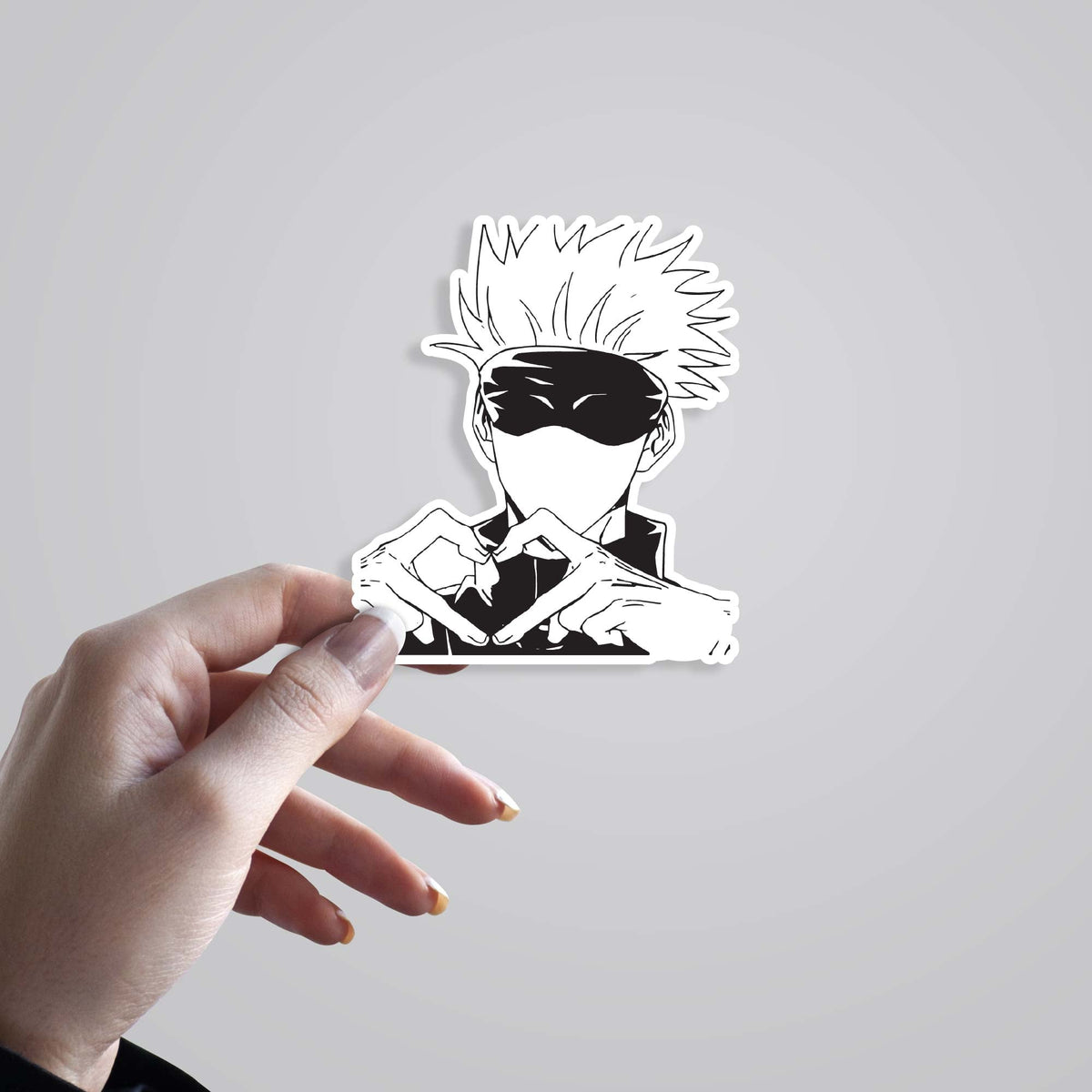 Heart Sign Gojo Anime Stickers - Order Now
