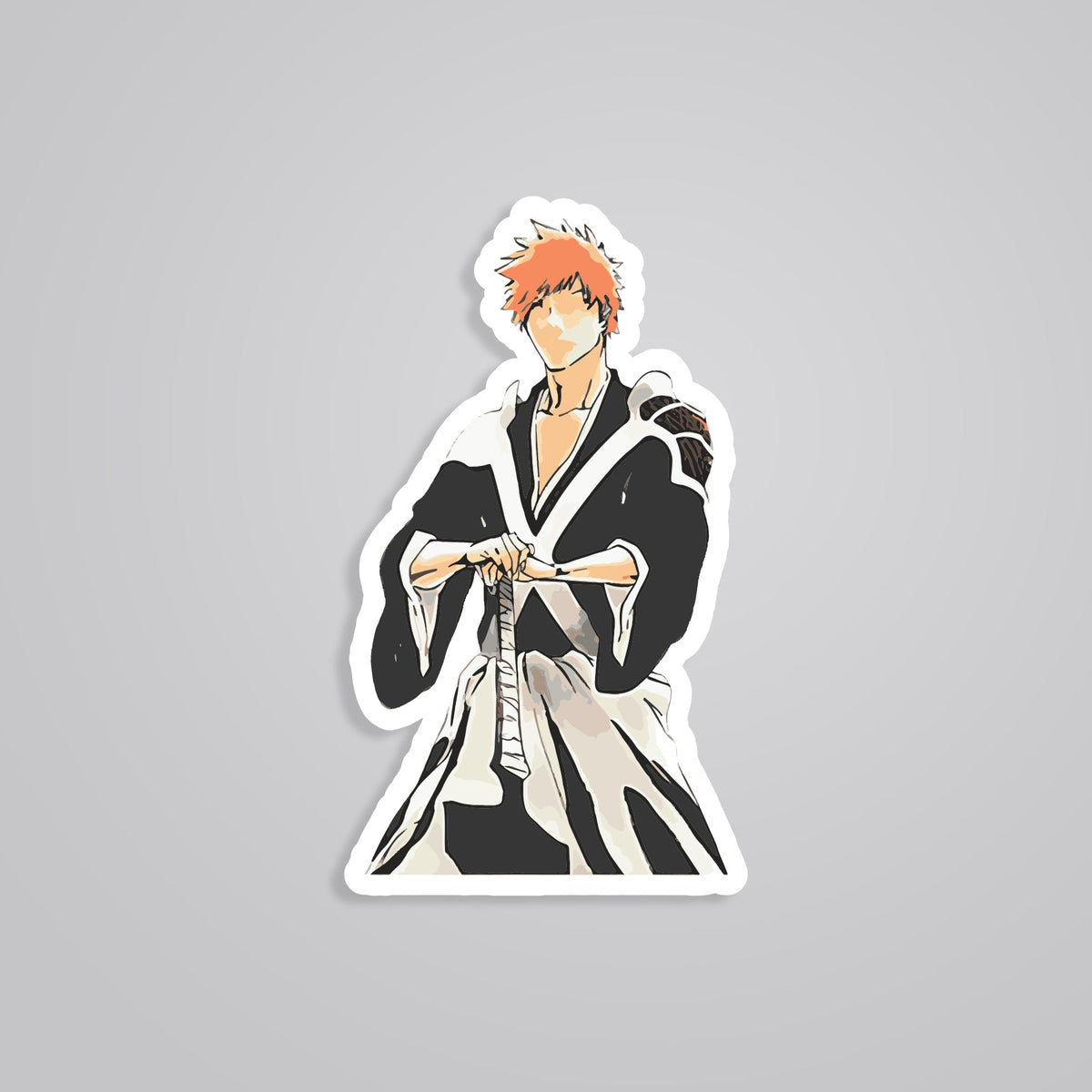 Ichigo Bleach Anime Sticker - Show Your Shinigami Spirit with Style
