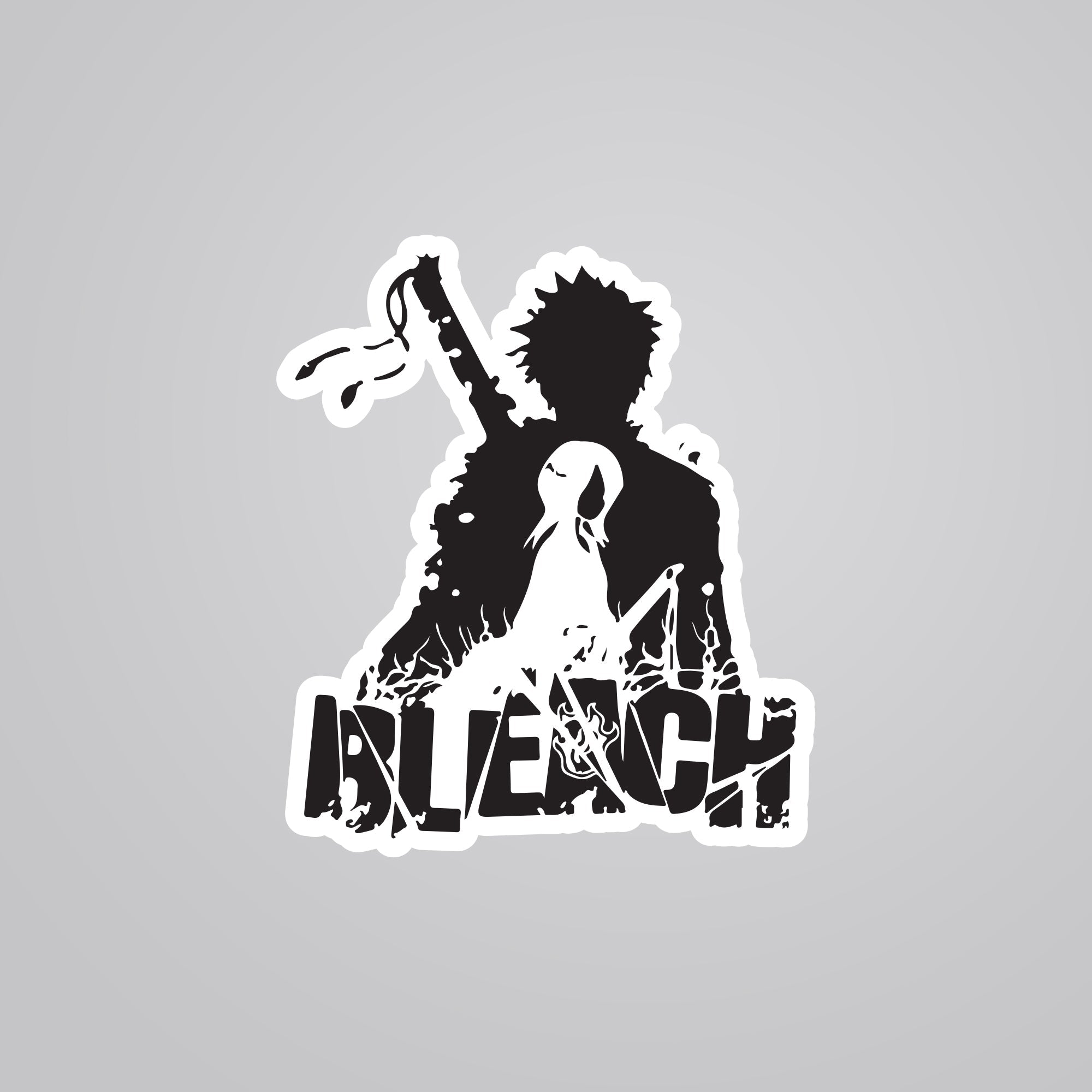 Ichigo & Rukia Bleach Anime Sticker – Show Your Love for Soul Reapers