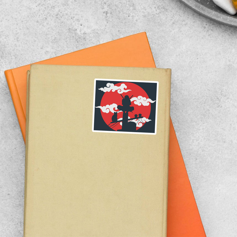 Itachi Uchiha Naruto Anime Stickers - Unleash the Sharingan's Elegance