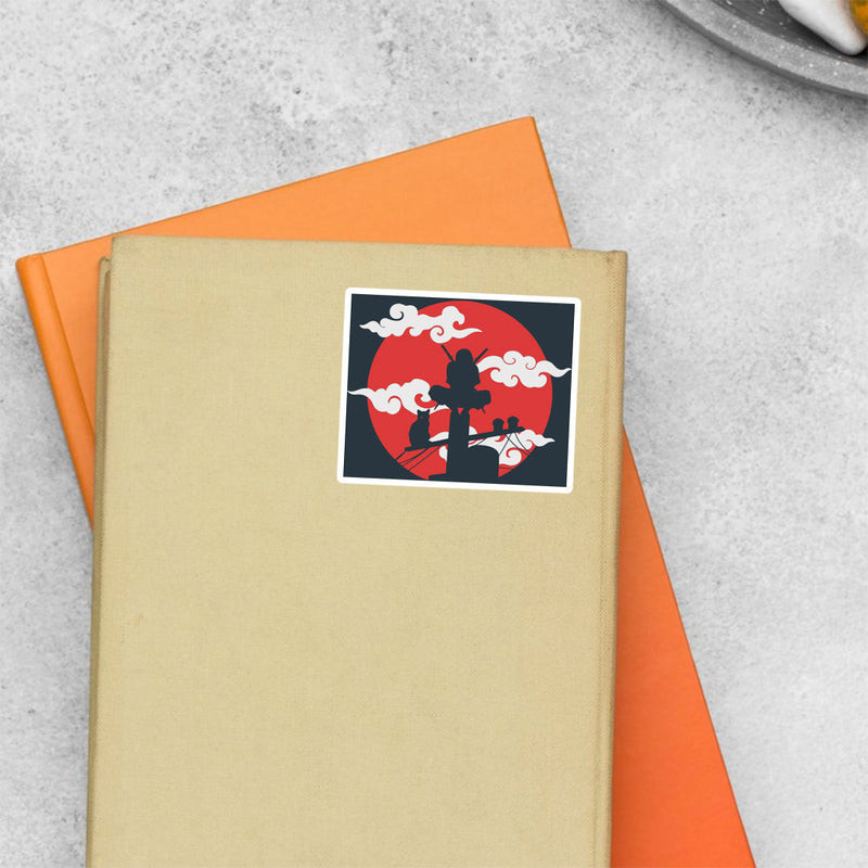 Itachi Uchiha Naruto Anime Stickers - Unleash the Sharingan's Elegance
