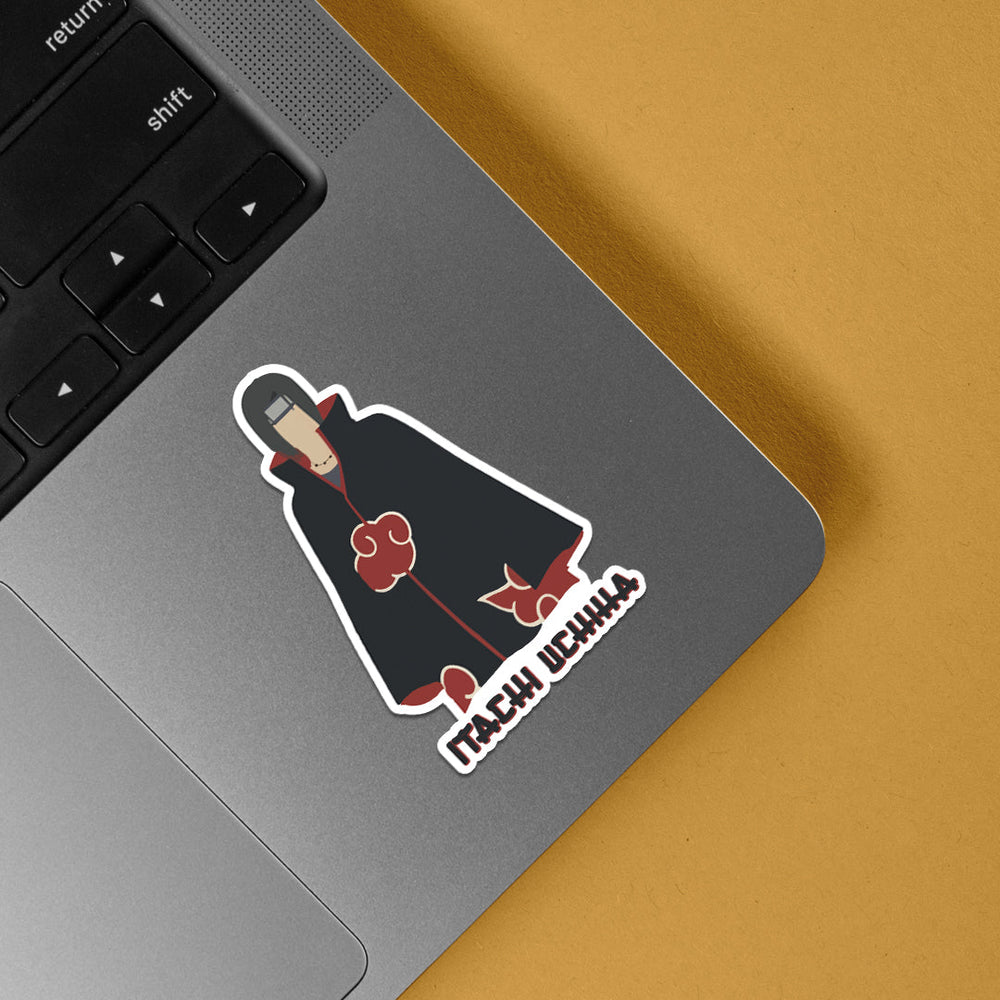 Capture Itachi's Essence with Our Minimalist Naruto Anime Sticker ...
