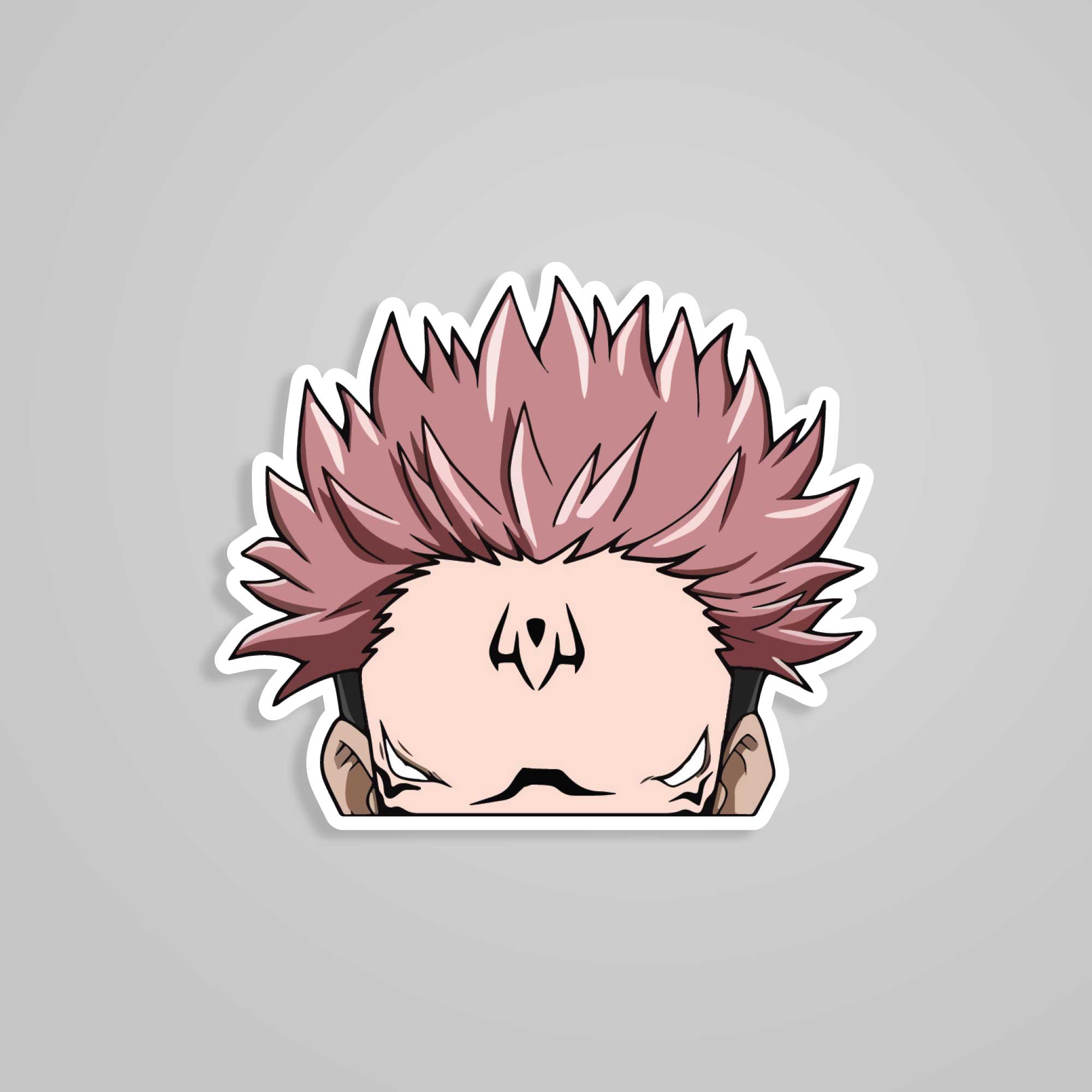 JJK Ryomen Sukuna Minimalist Stickers - Decorate Now