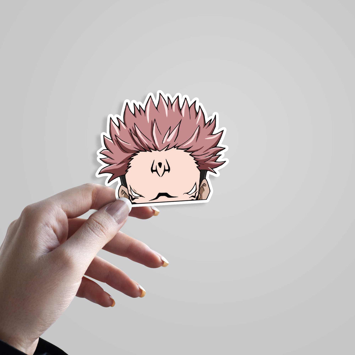 JJK Ryomen Sukuna Minimalist Stickers - Decorate Now