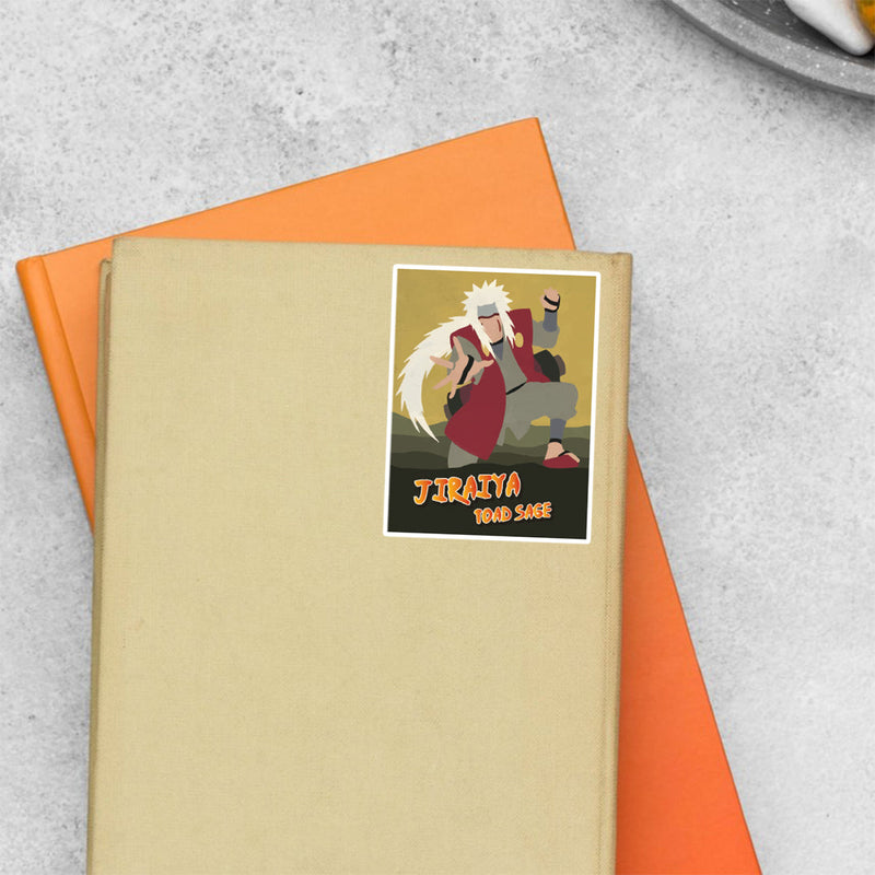 Summon the Legendary with our Jiraiya Toad Sage Naruto Anime Sticker ...