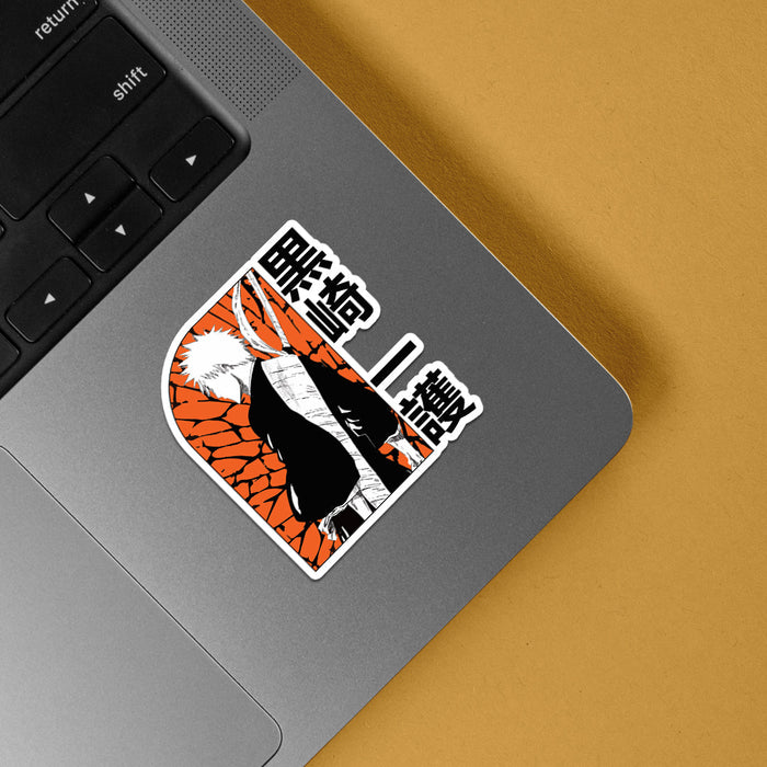 Kurosaki Ichigo Bleach Anime Sticker - Add Soul Reaper Style to Your World