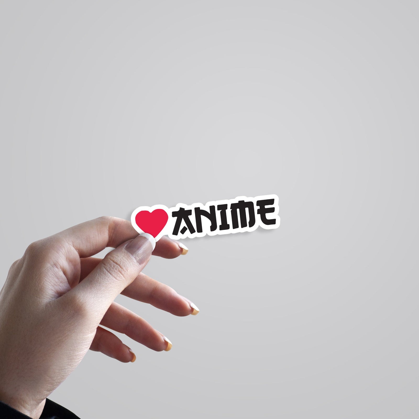Love Anime Stickers - Express Your Passion with Heartfelt Decals