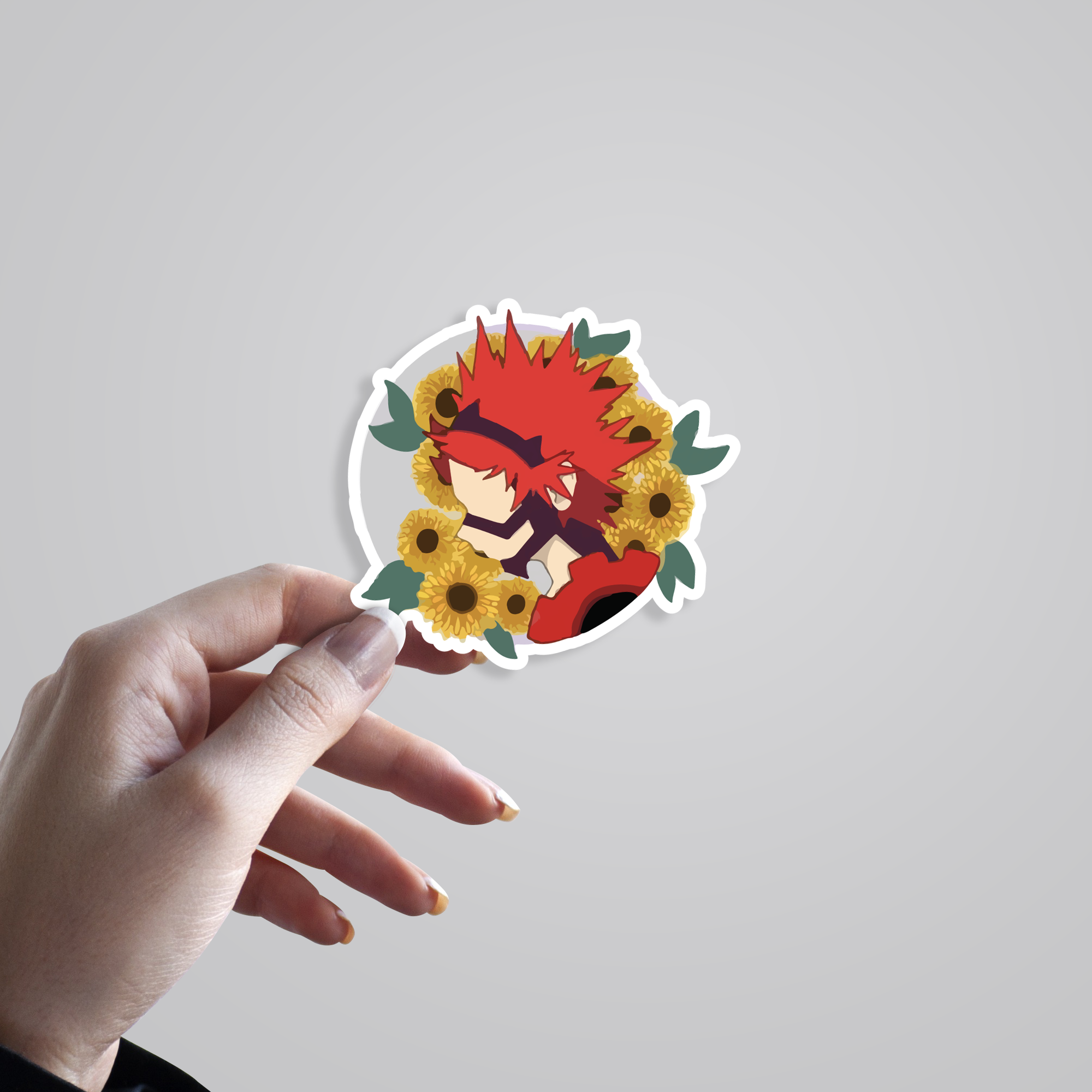 Elevate Your Heroic Spirit with MHA Eijiro Stickers - Resilient and ...