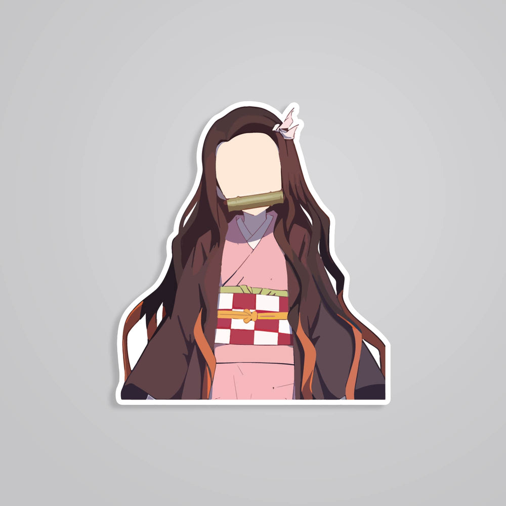 Nezuko Kamado Minimalist Stickers - Limited Stock