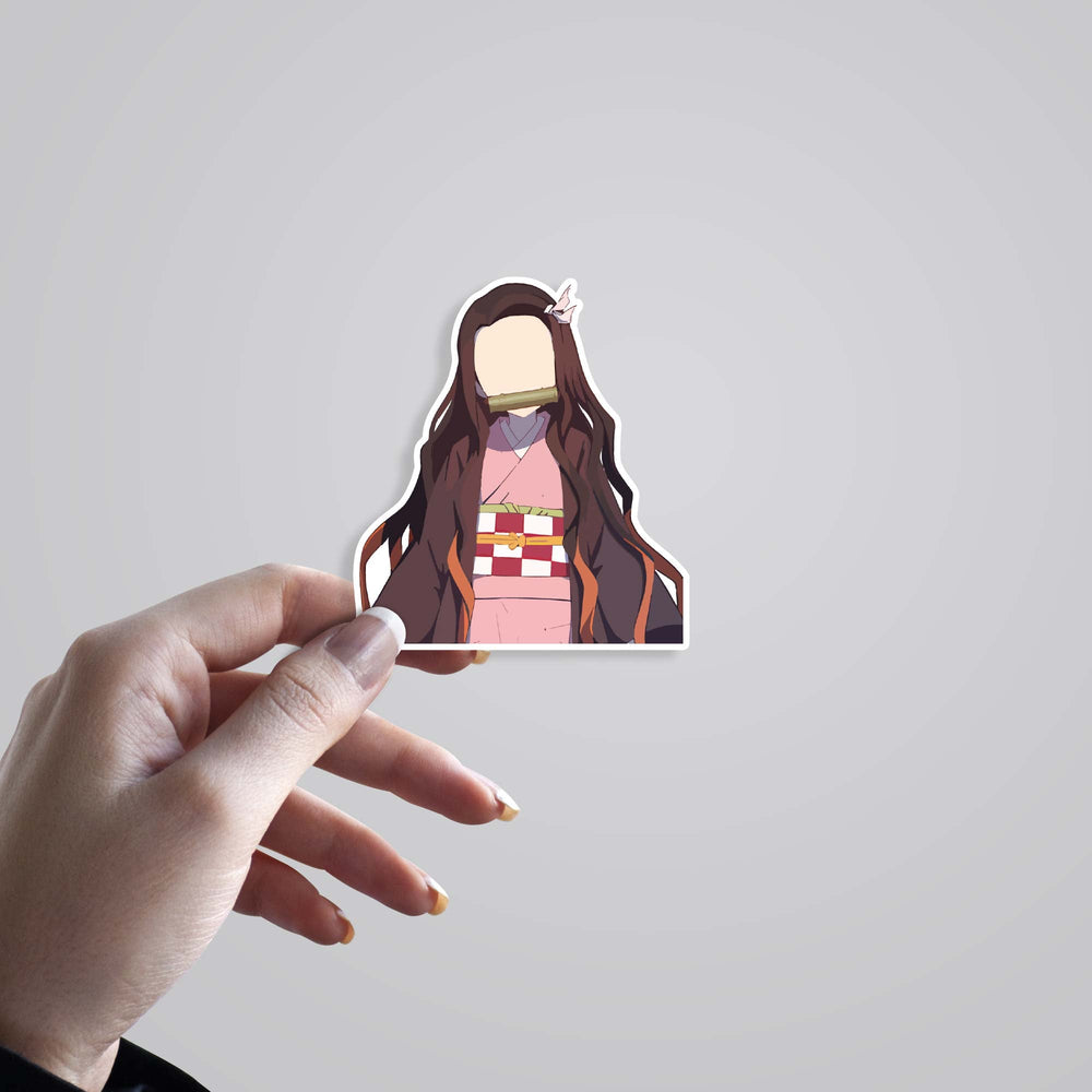 Nezuko Kamado Minimalist Stickers - Limited Stock