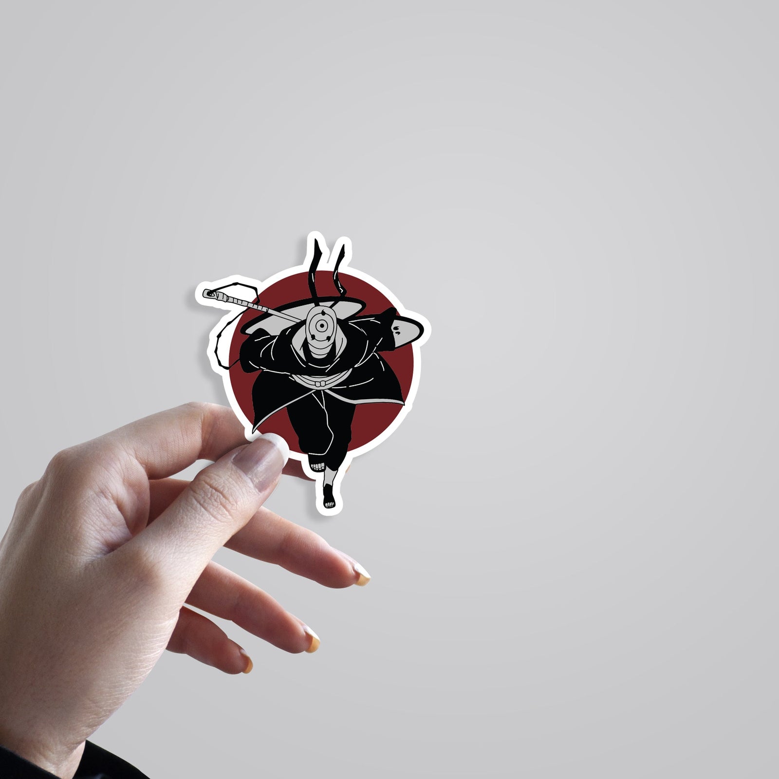 Obito Uchiha Naruto Anime Sticker - Unleash the Power of the Uchiha Clan